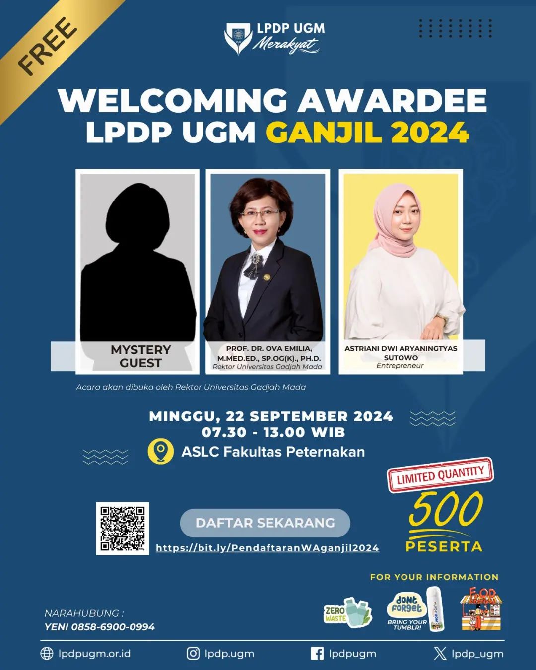 Inspirasien - Events | Welcoming Awardee LPDP UGM Periode Ganjil 2024